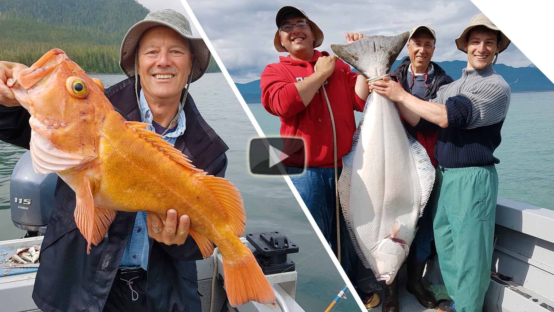Alaska Yelloweye Rockfish, Cod and Halibut - One of the best days fish ...