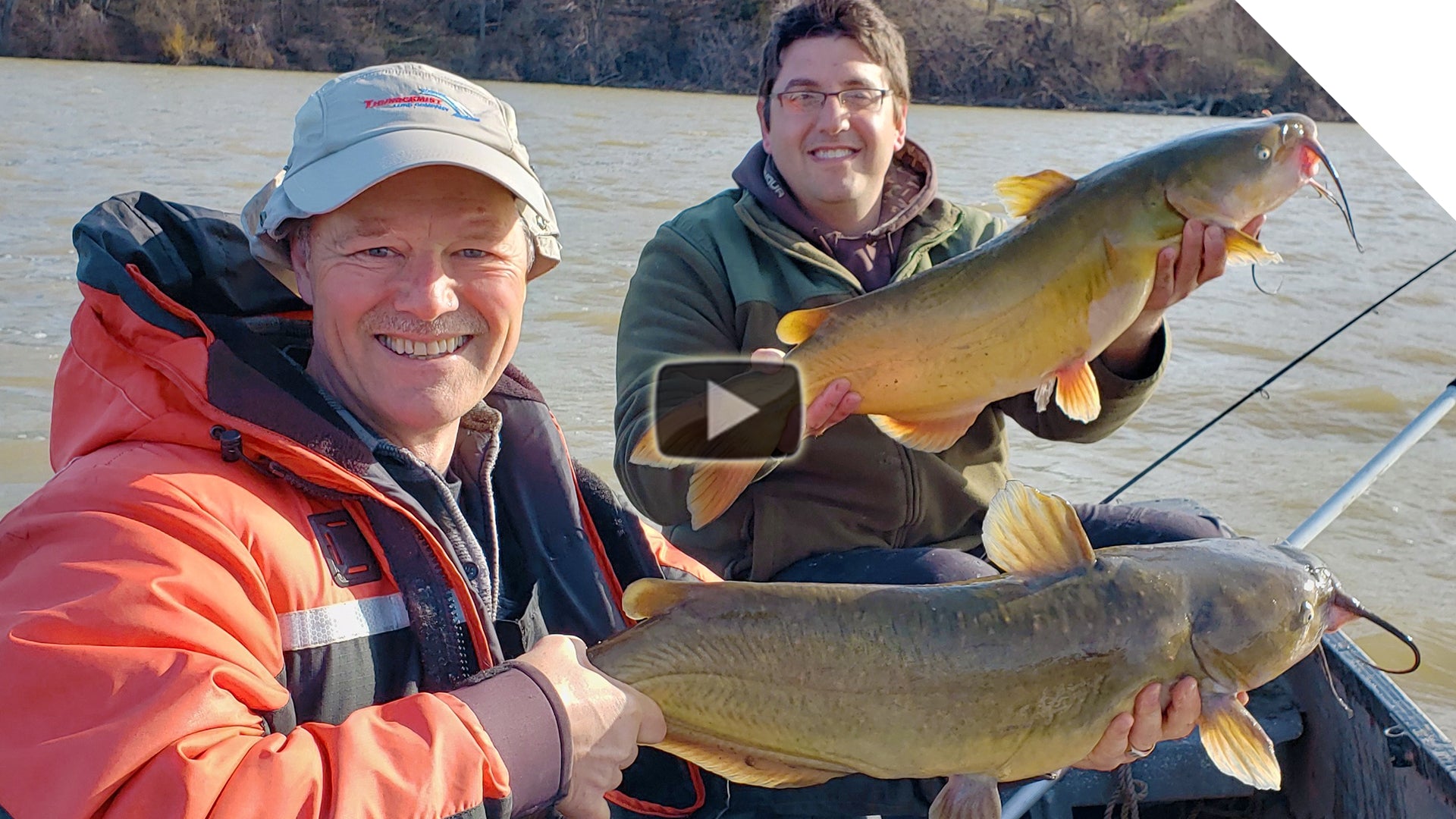 Channel Catfish on the slide | Catching Channel Catfish with sliding s ...