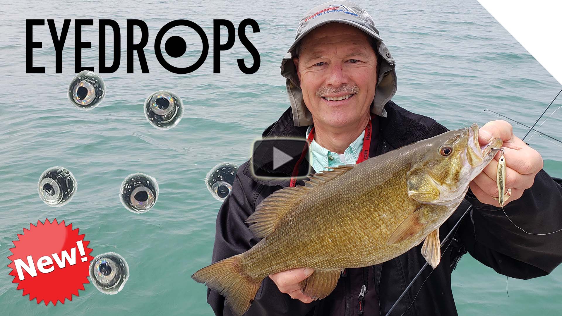 New! Soft Plastic Fishing Lure! The EYE DROP! – Thundermist Lure Company