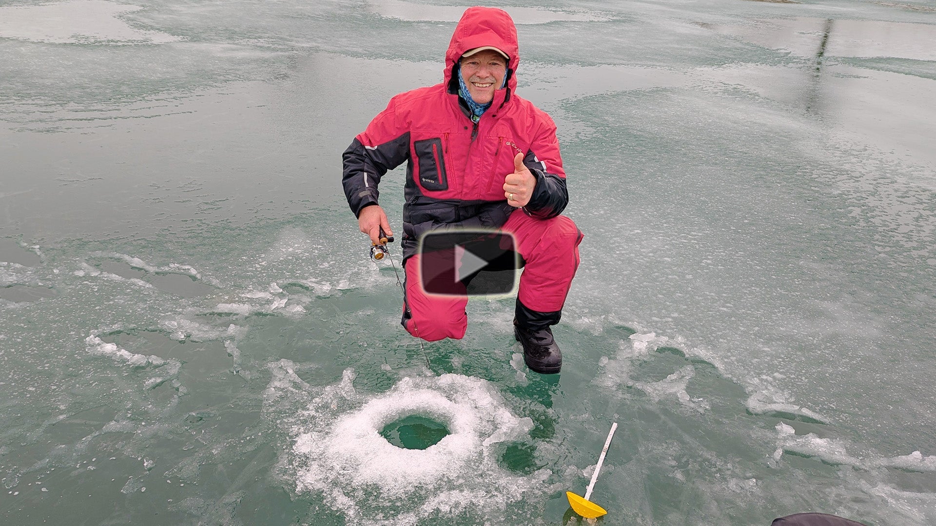 Wet Ice Fishing with the Stingnose – Thundermist Lure Company